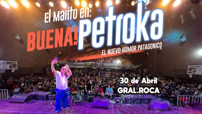 Buena Petroka estará hoy en Roca: mira dónde y a qué hora podes verlo | ANR